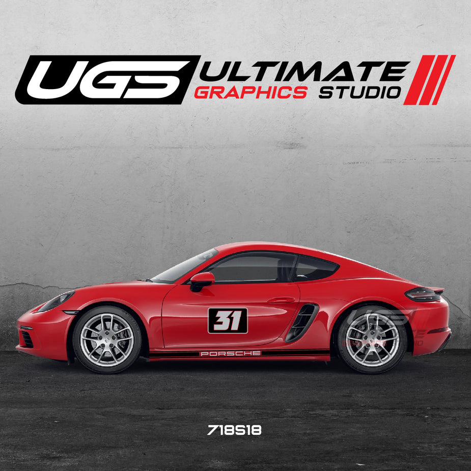 Custom Graphics: Racing Numbers | Number Stripes – Ultimate Graphics Studio