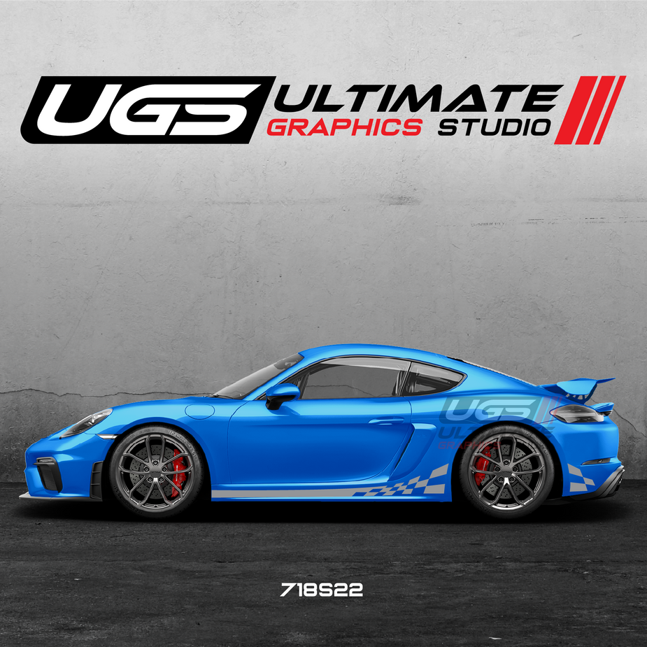 Cayman / GT4 | Vinyl Graphics - Kits - Stripes – Ultimate Graphics Studio