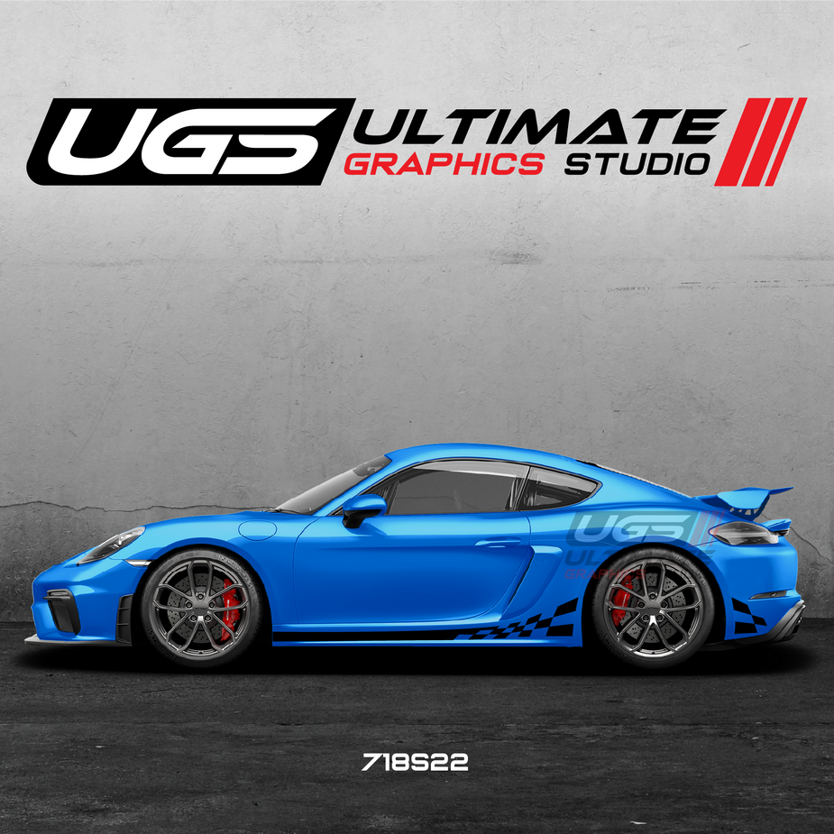 Cayman / GT4 | Vinyl Graphics - Kits - Stripes – Ultimate Graphics Studio