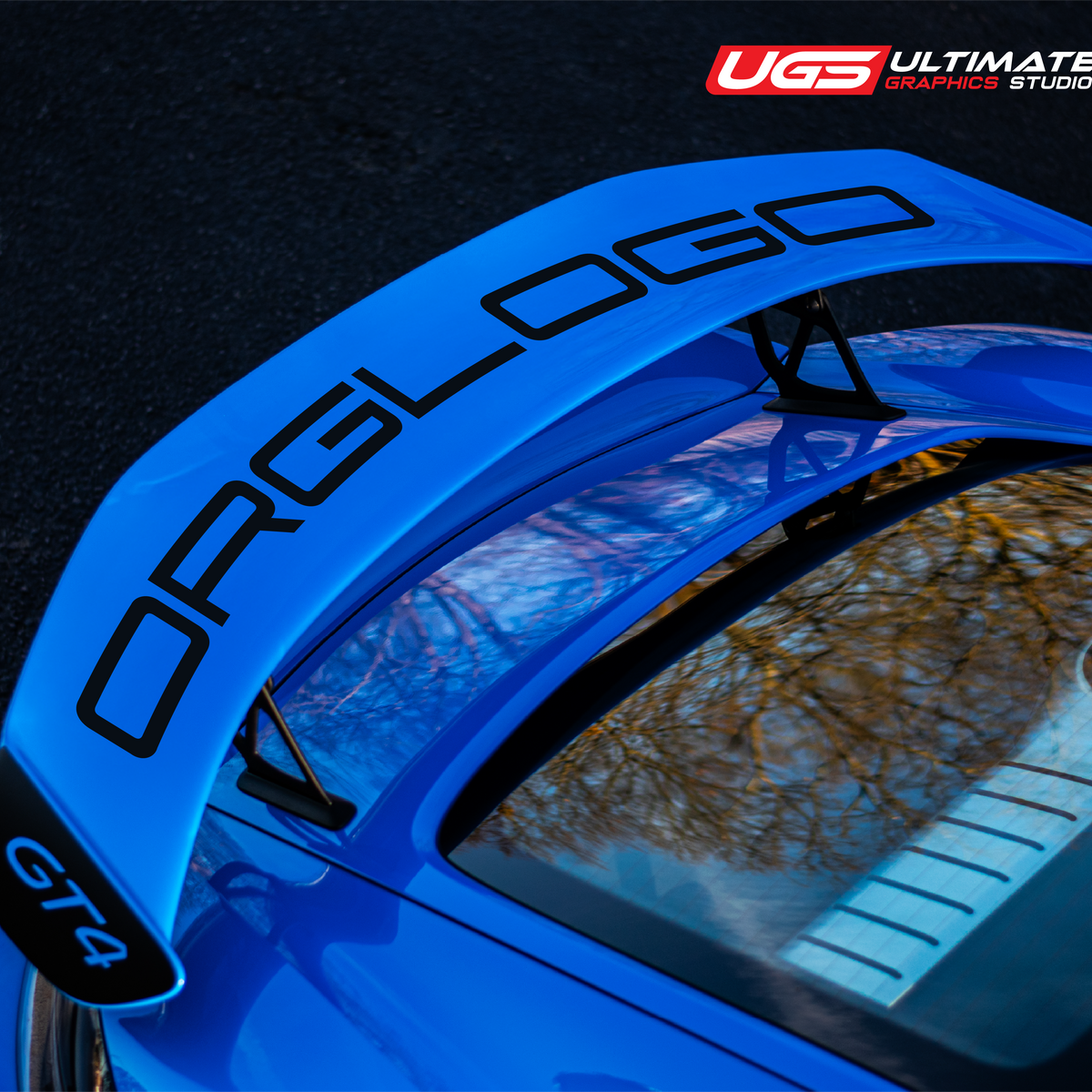 Wing Decal for Porsche GT4 – Ultimate Graphics Studio