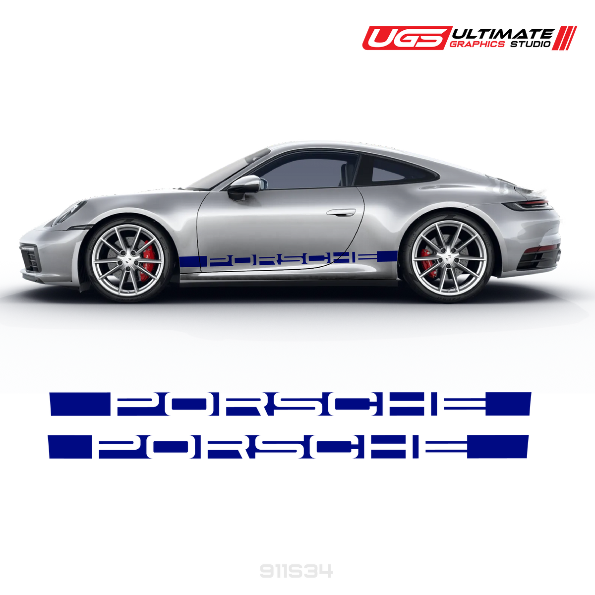 Porsche Negative Side Graphics – Ultimate Graphics Studio