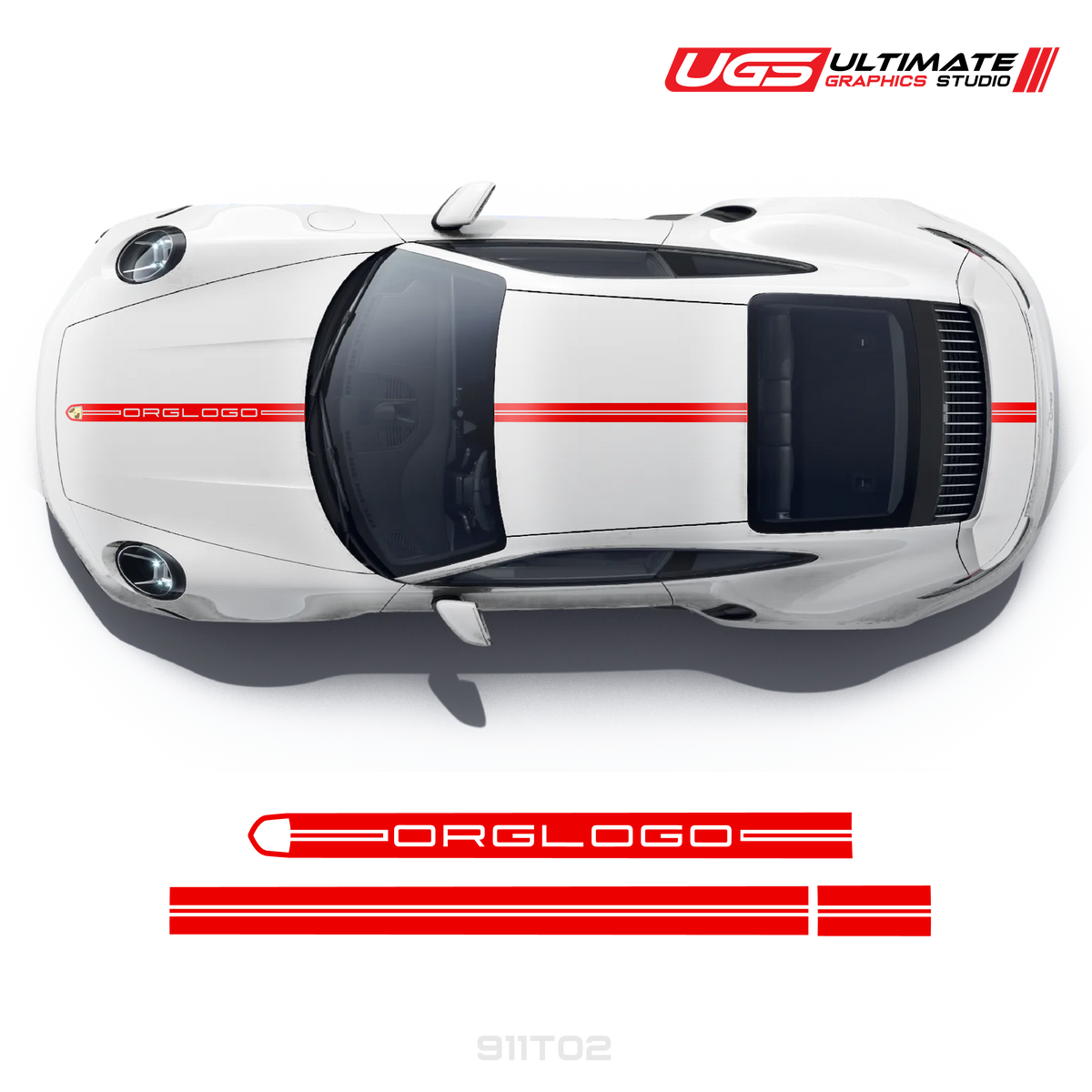 Racing Decals Graphics top for Porsche Models – Ultimate Graphics Studio