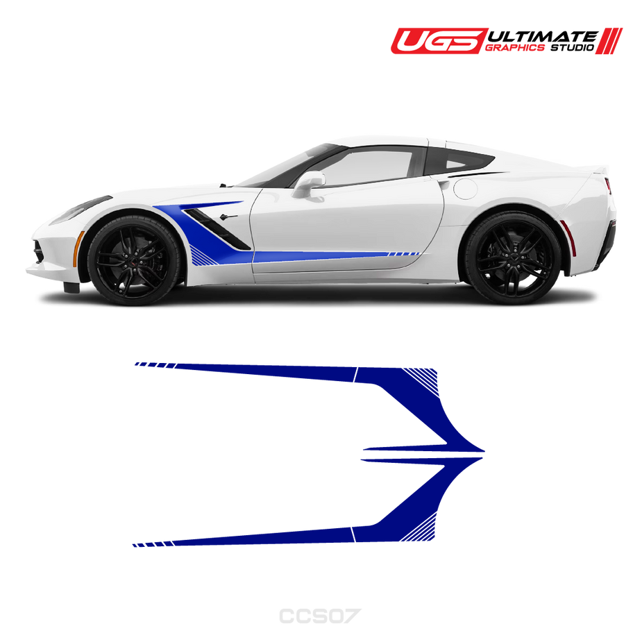 Corvette Side Accent Graphics – Ultimate Graphics Studio