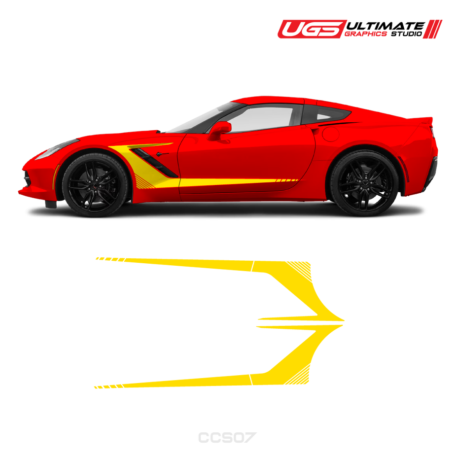Corvette Side Accent Graphics – Ultimate Graphics Studio