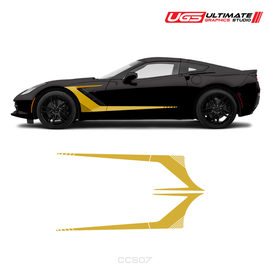 Corvette Side Accent Graphics – Ultimate Graphics Studio