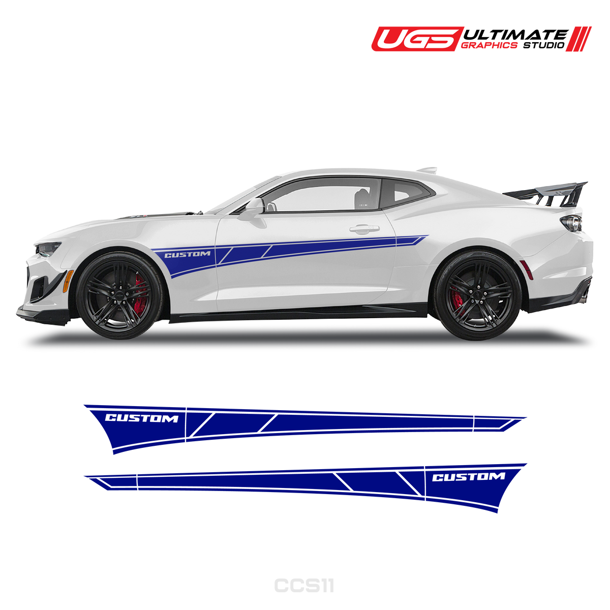 Chevrolet Camaro Side Custom Graphics Stripe – Ultimate Graphics Studio