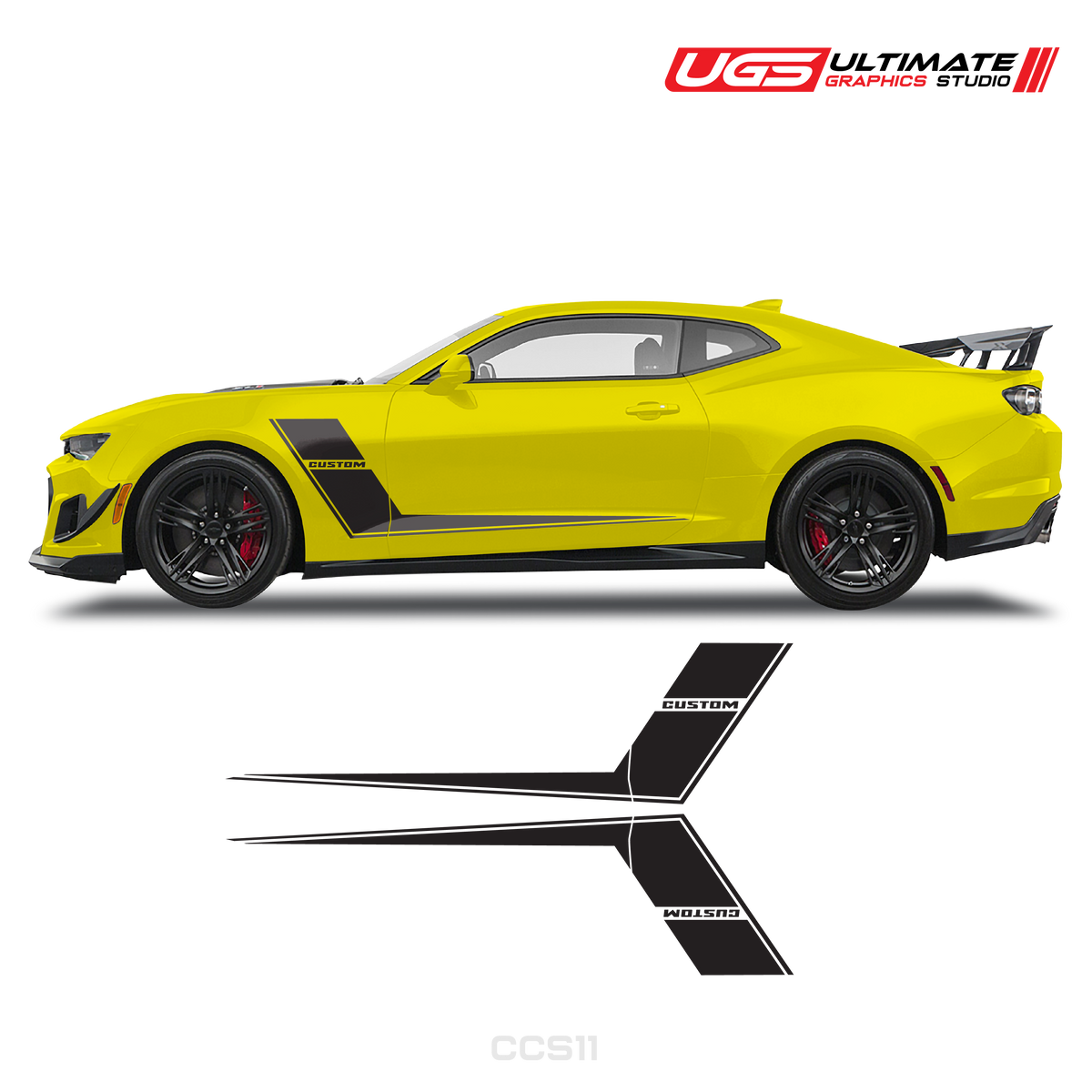 Chevrolet Camaro Side Dual Sprites Graphics Custom Text – Ultimate ...