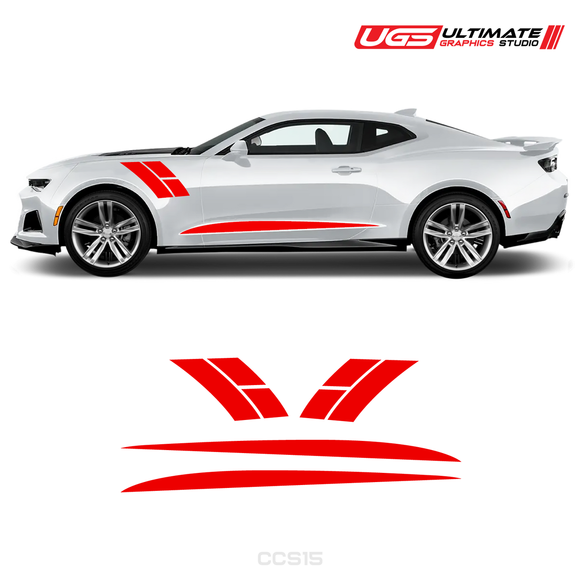 Chevrolet Camaro Side Accent Stripes & Rocker Panel Side Stripes