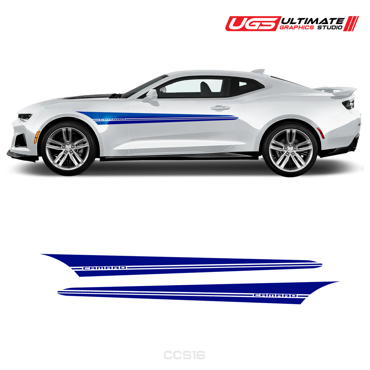 Chevrolet Camaro Side Racing Accent Stripes
