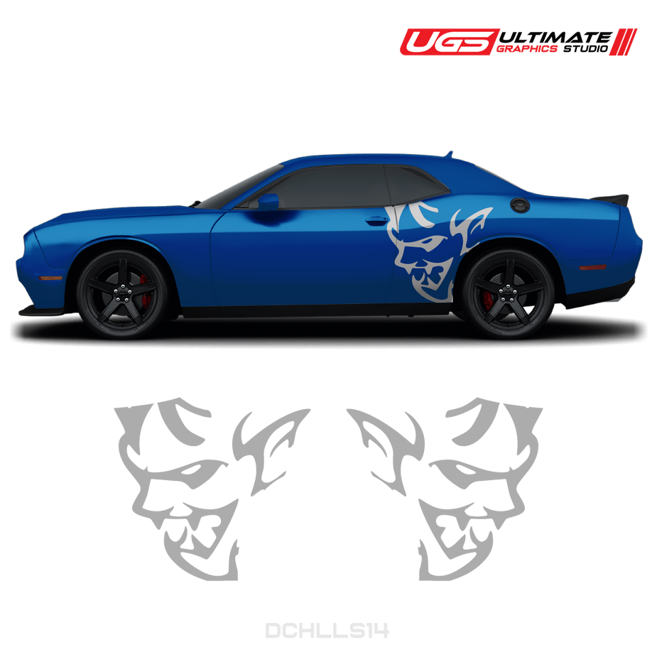 Dodge Challenger Demon Side Graphics – Ultimate Graphics Studio