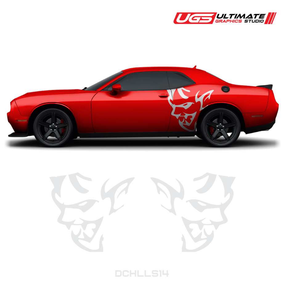 Dodge Challenger Demon Side Graphics – Ultimate Graphics Studio