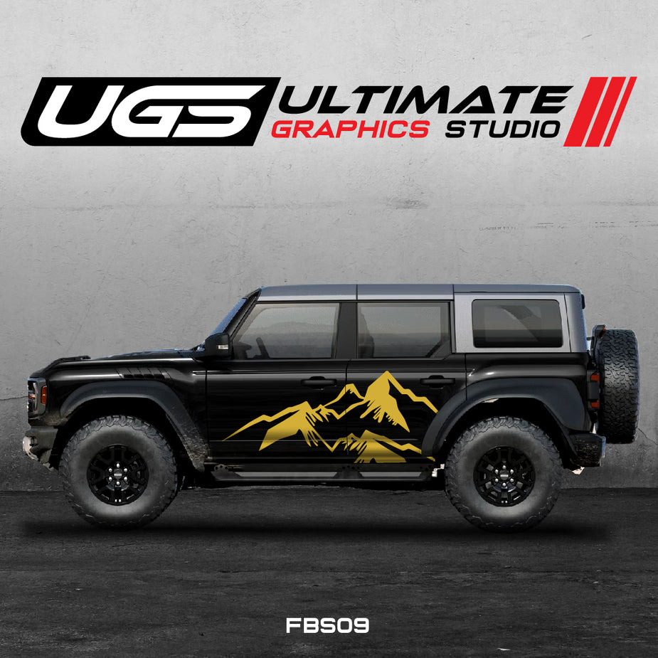 Ford Bronco Graphics | Vinyl Kits - Patterns - Text – Ultimate Graphics ...
