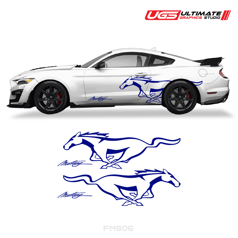 Ford Mustang Side Logo – Ultimate Graphics Studio
