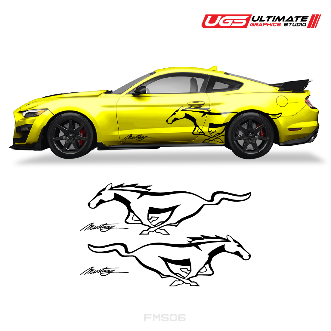 Ford Mustang Side Logo – Ultimate Graphics Studio