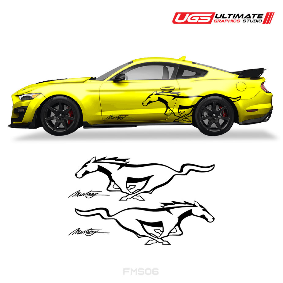 Ford Mustang Side Logo – Ultimate Graphics Studio