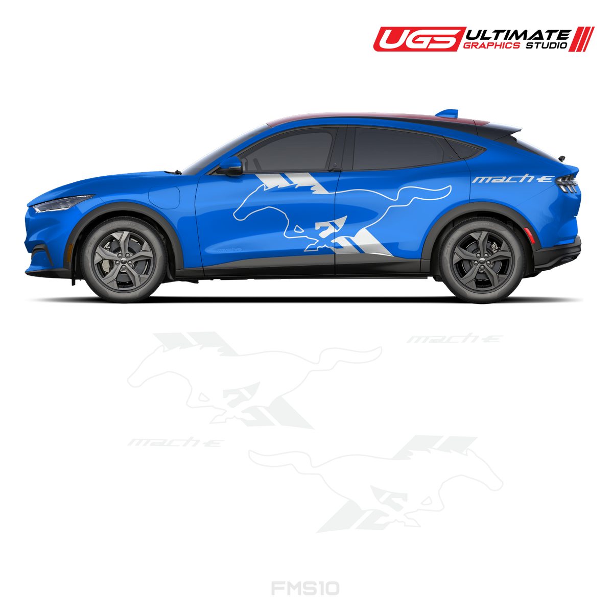 Ford Mach-E Side Side Graphics – Ultimate Graphics Studio