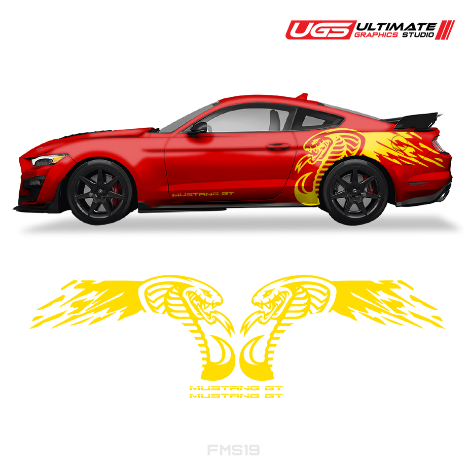 Ford Mustang Cobra Side Graphics / Mustang GT – Ultimate Graphics Studio