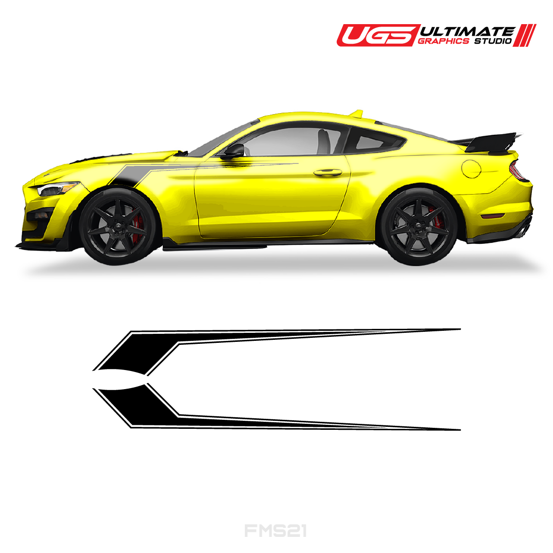 Ford Mustang Double Fender Graphics – Ultimate Graphics Studio