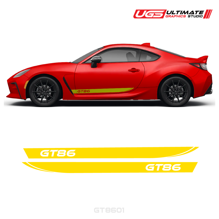 Side GT86 Decal – Ultimate Graphics Studio