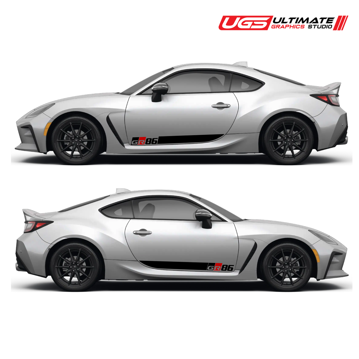 GR86 Side Decal Stripe Set With Accent – Ultimate Graphics Studio