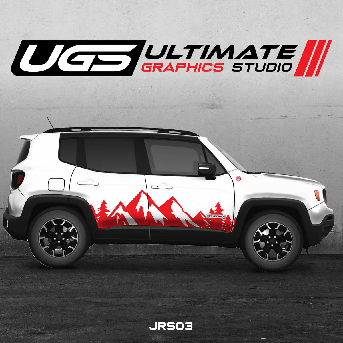 Jeep Renegade Mountain Graphics
