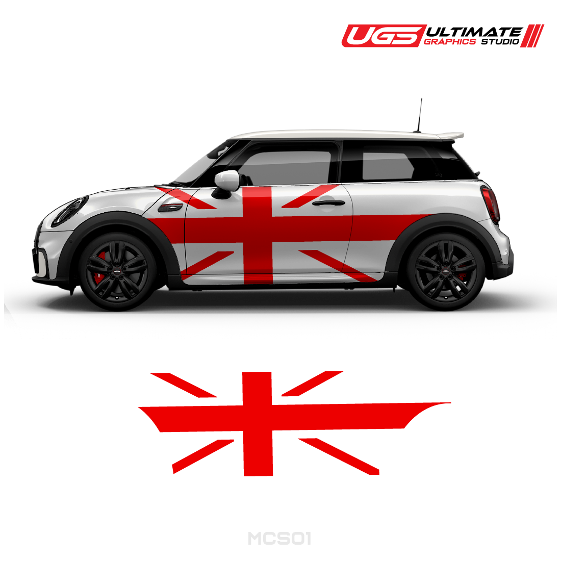 Mini Cooper Flag Side Graphics
