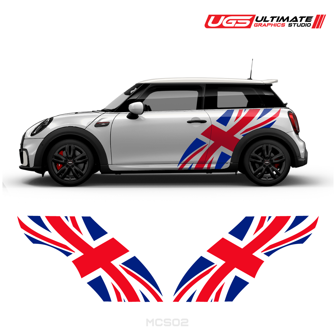 Mini Cooper Flag Side Graphics