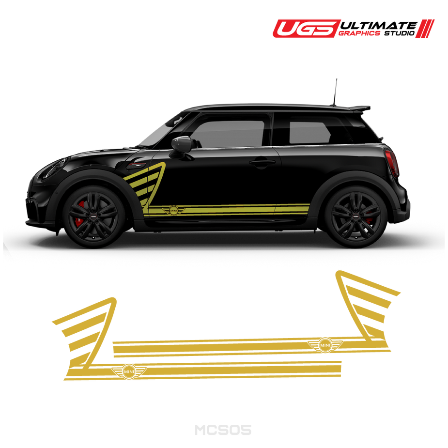 Mini Cooper Vinyl Graphics | Decal Logos - Colors – Ultimate Graphics ...