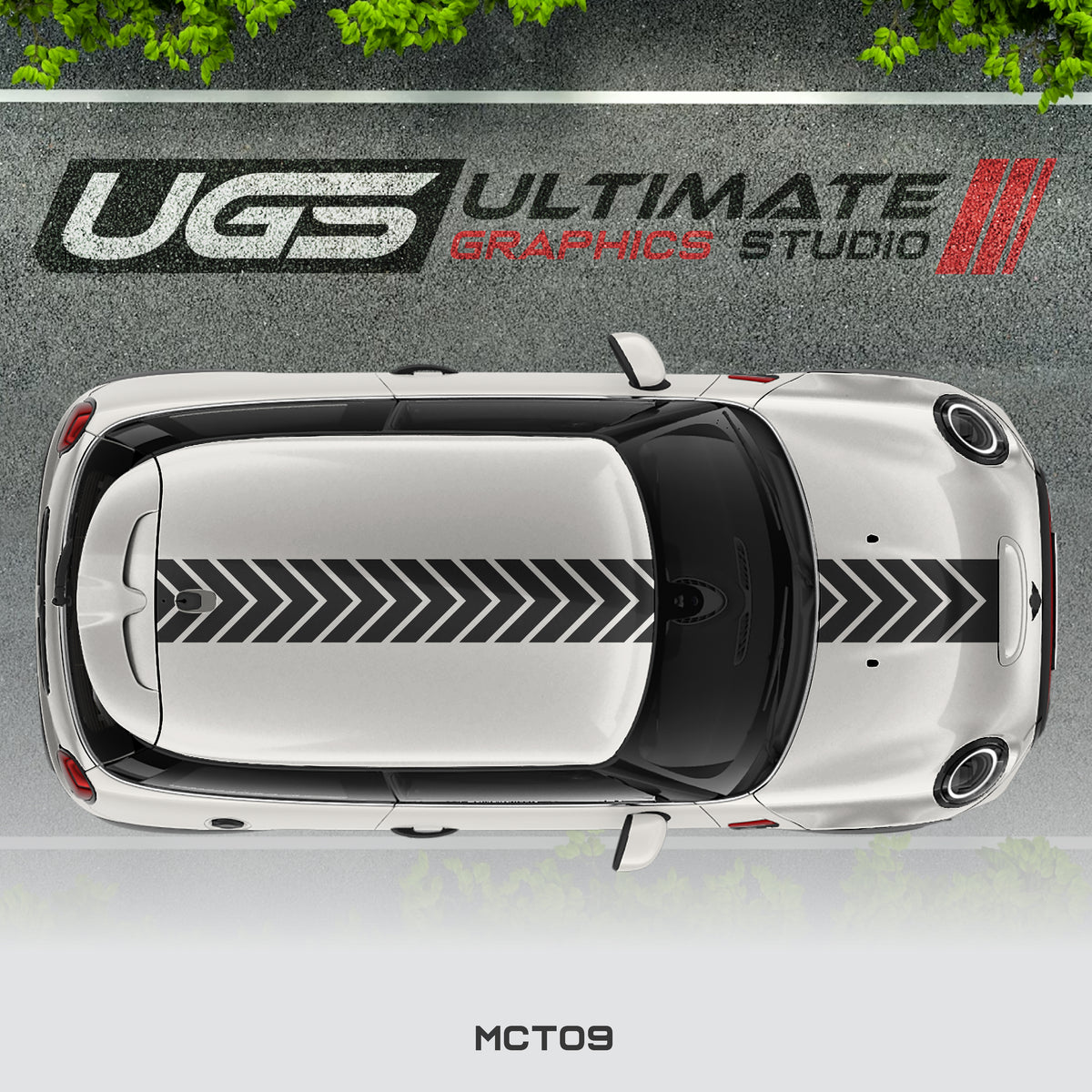 Mini Cooper Top Stripe – Ultimate Graphics Studio