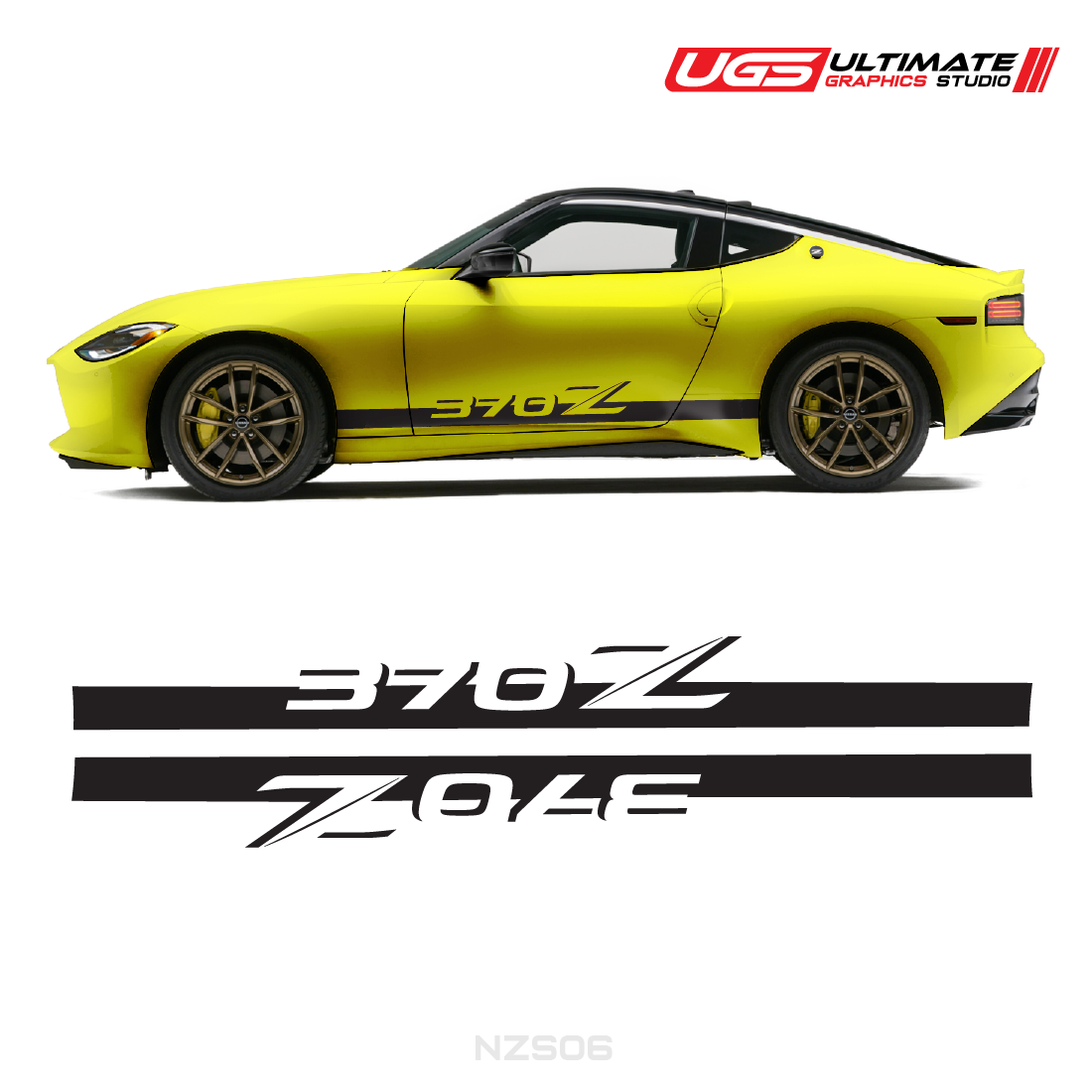 Racing Car Side Stickers
