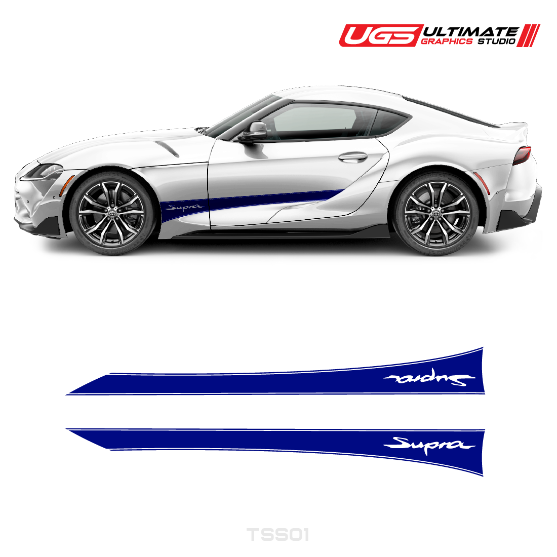 Toyota Supra Side Graphics