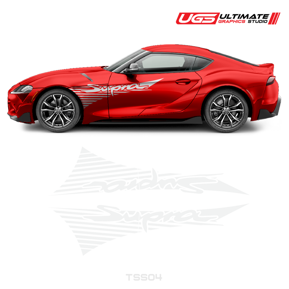 Toyota Supra Side Graphics – Ultimate Graphics Studio