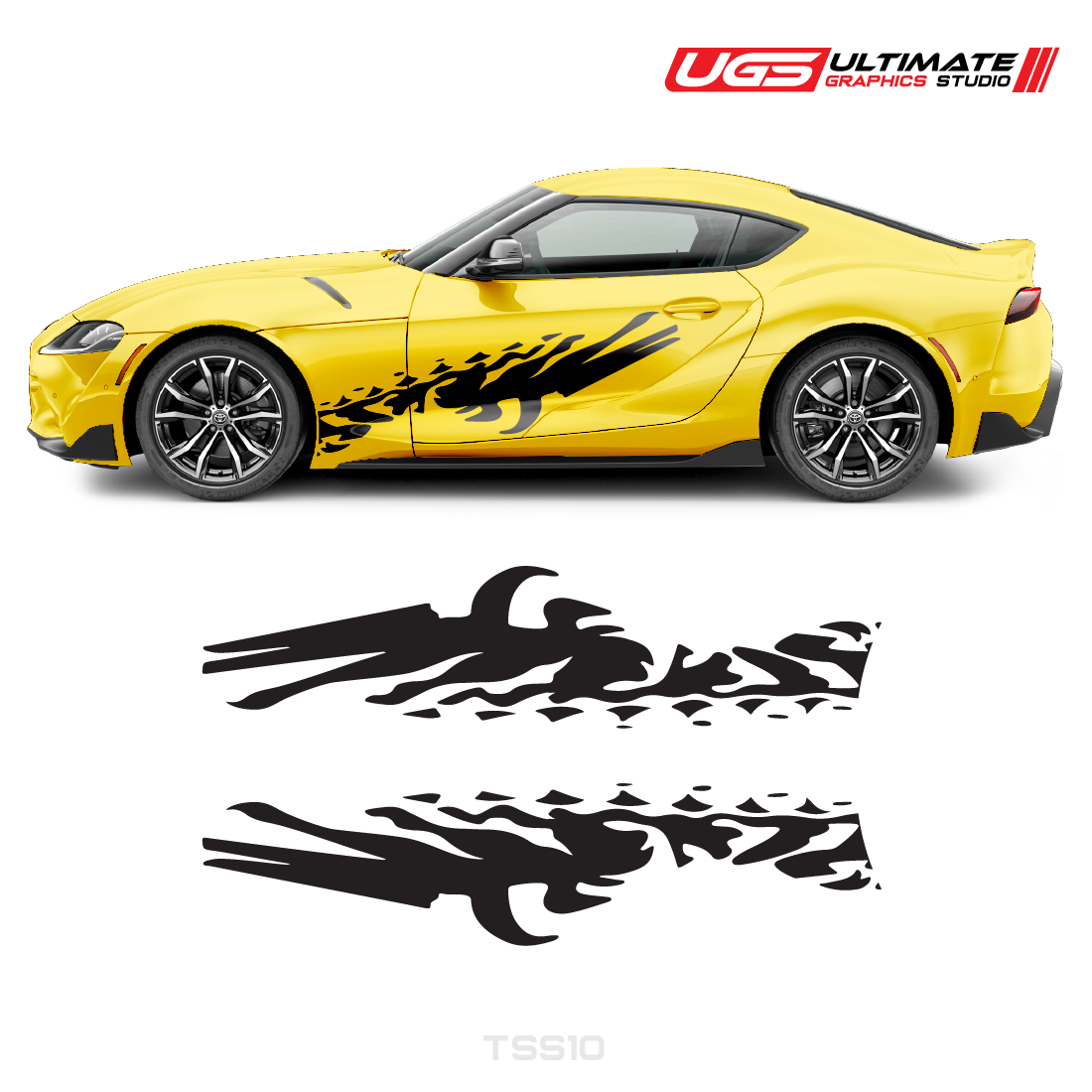 Toyota Supra Accents Graphics | Easy Installation – Ultimate Graphics ...