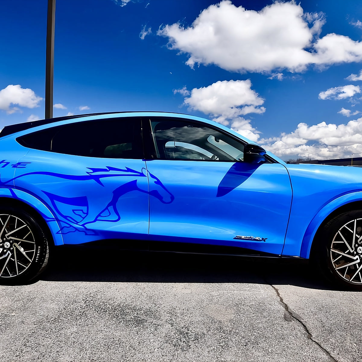 Ford Mach-E Side Logo Side – Ultimate Graphics Studio